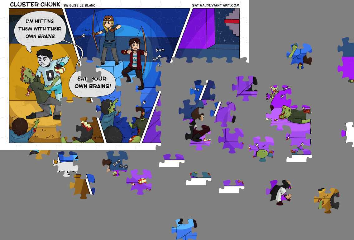 Flying Puzzle Pieces | Redefinition Games